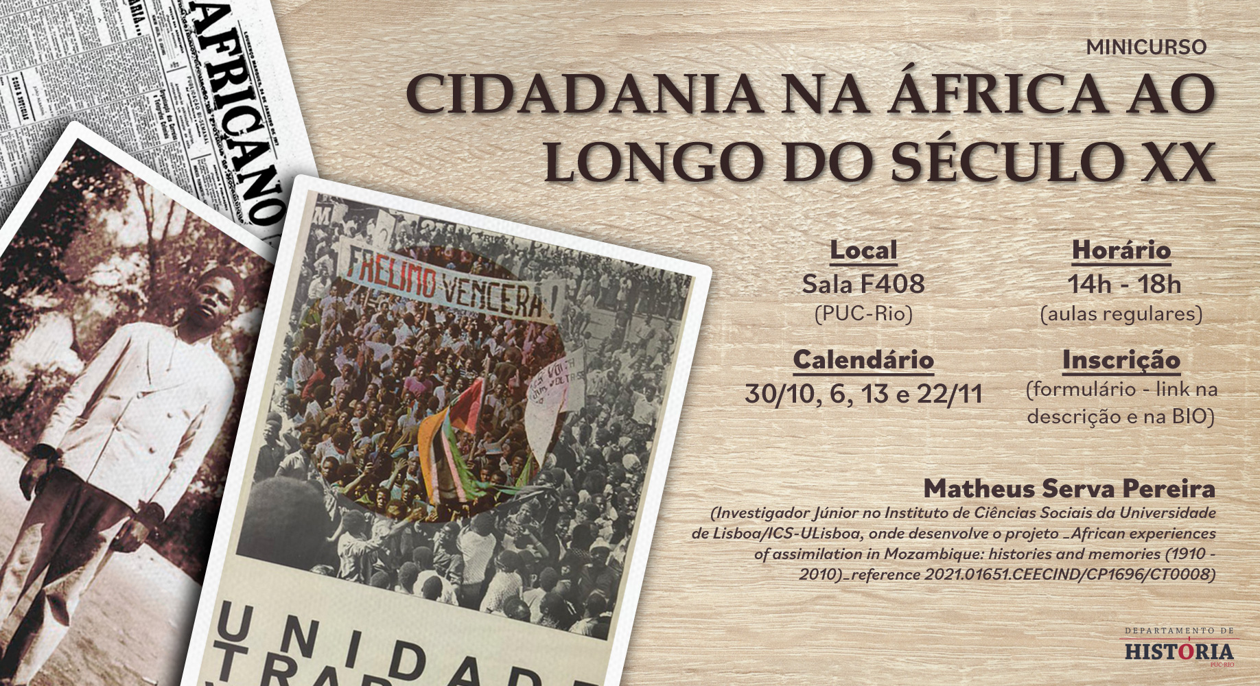 Minicurso - Cidadania na África ao longo do século XX - Departamento de ...